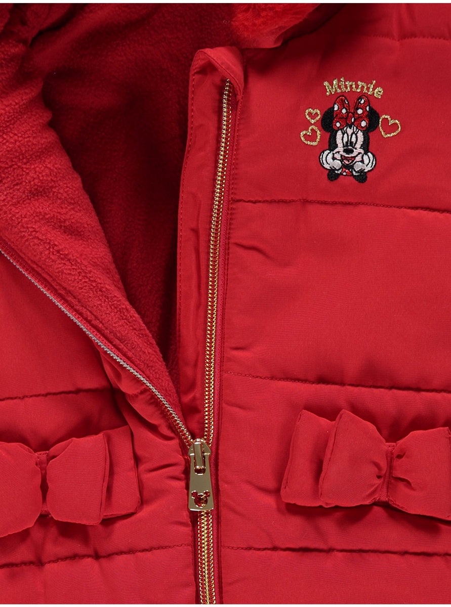 Minnie Mouse George Red Thick Quilted Snowsuit 13394 – MamasLittle