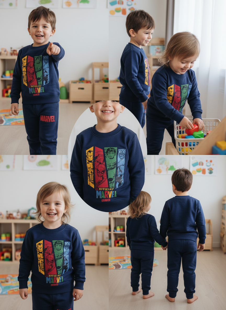 Avengers Navy Terry Tracksuit 13781 – MamasLittle