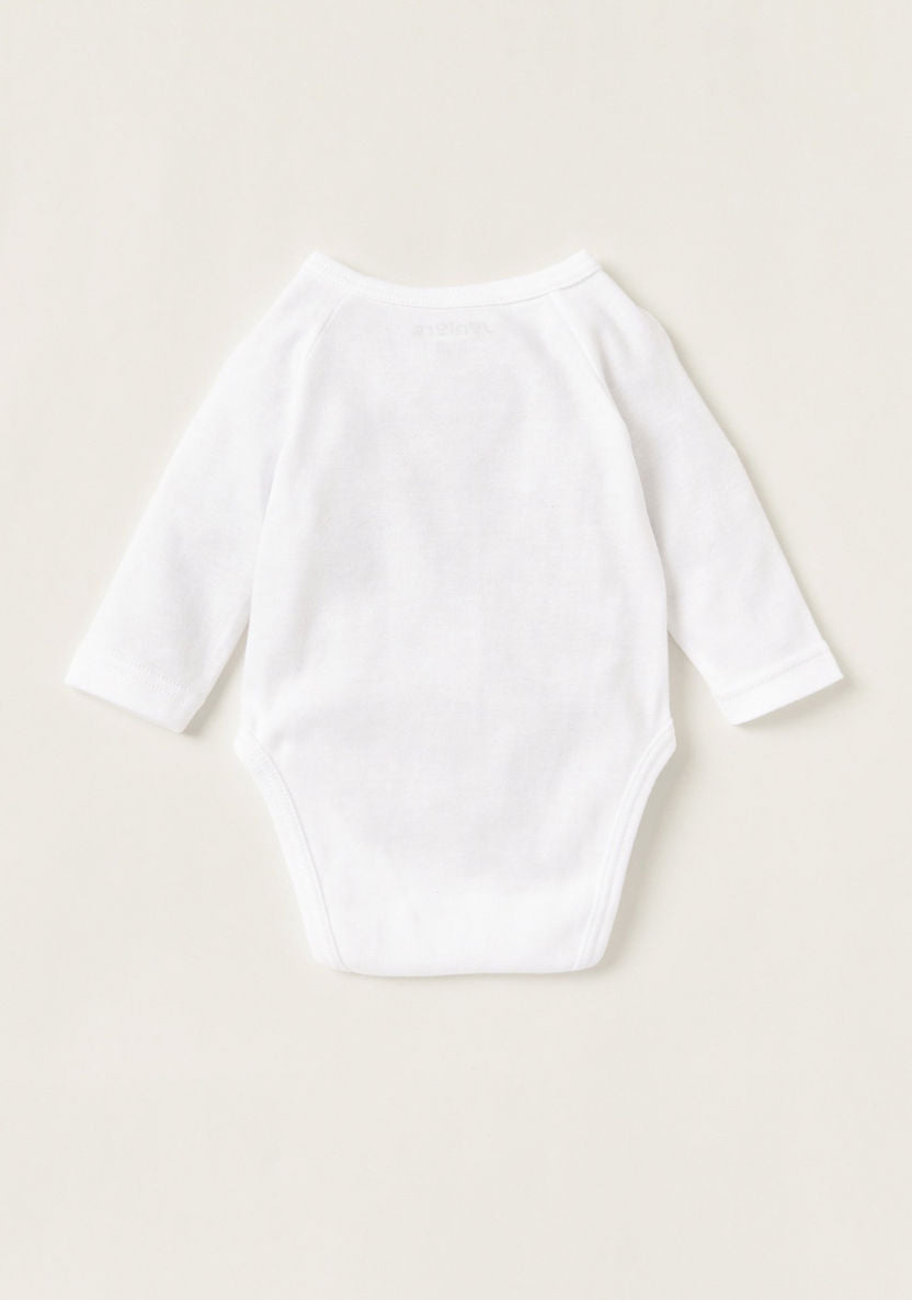 Rik White Full sleeves Front Open Bodysuit 13261 – MamasLittle