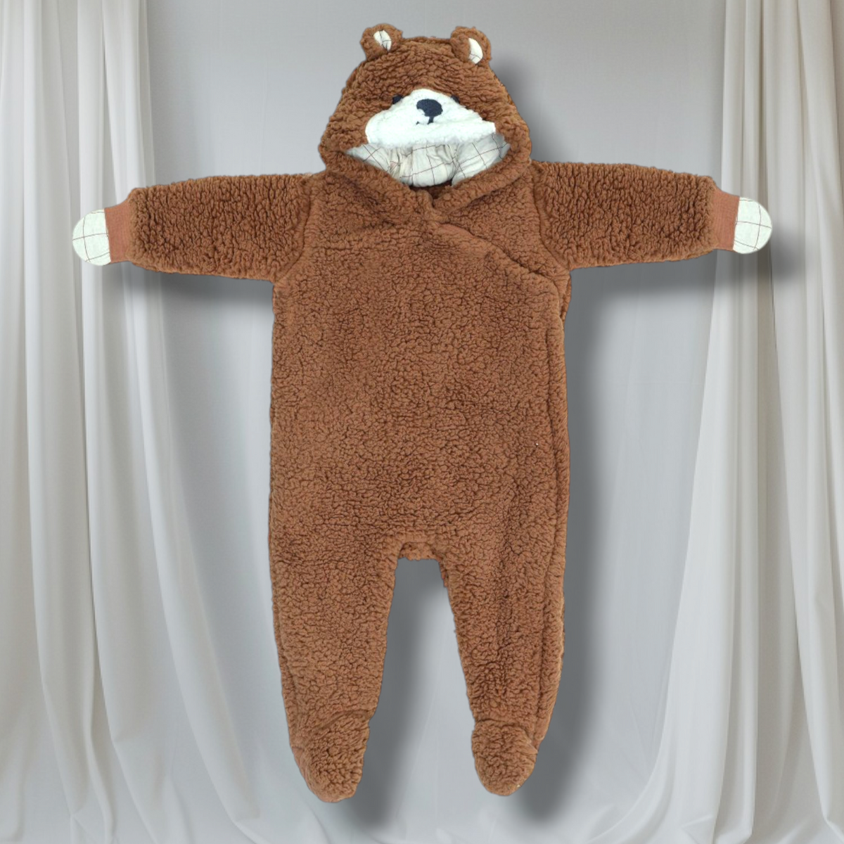 Bear thick Fur Romper Snowsuit #13237 – MamasLittle