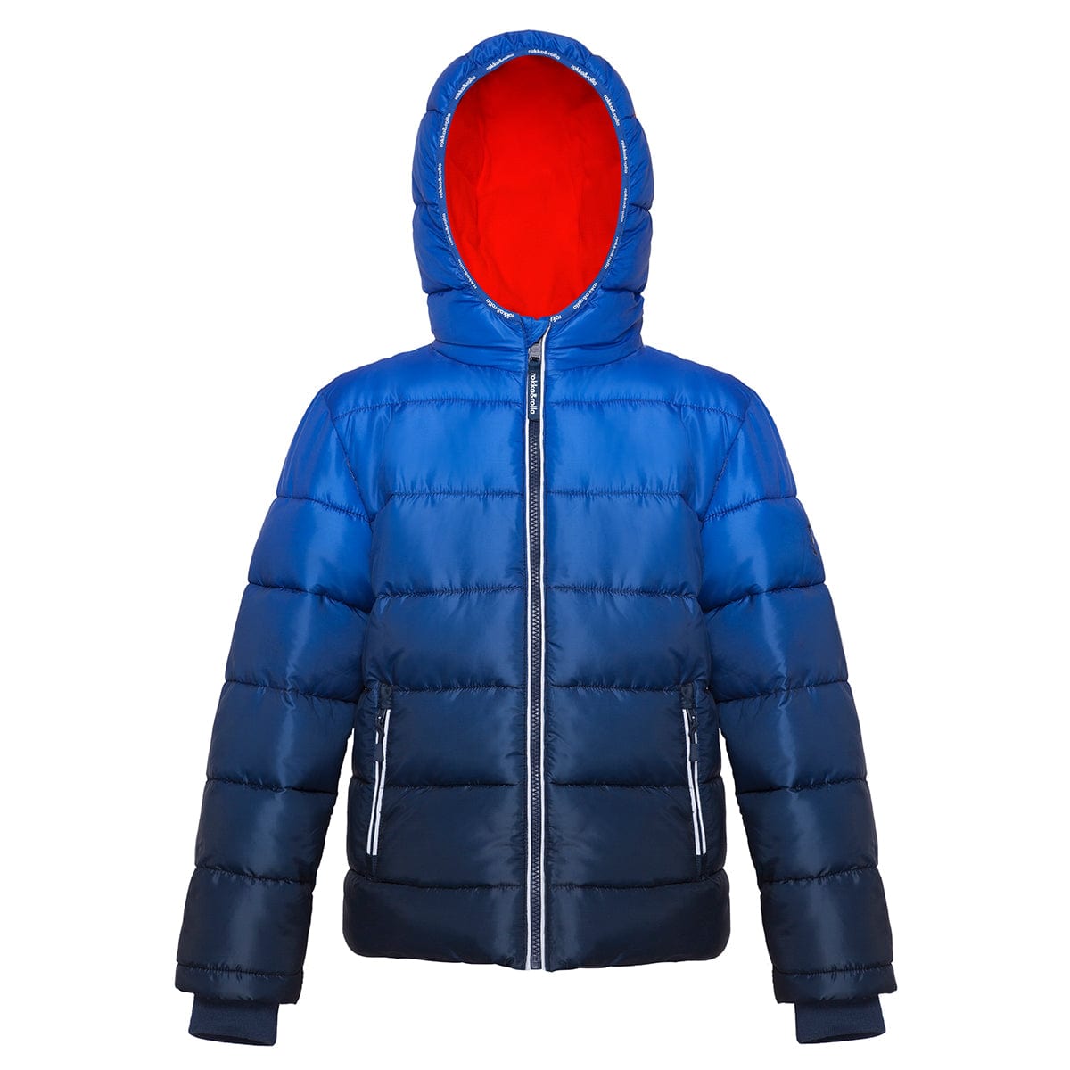 Blue Rokka Rolla Heavyweight Bubble Coat Fleece Inner Puffer Jacket 13 ...