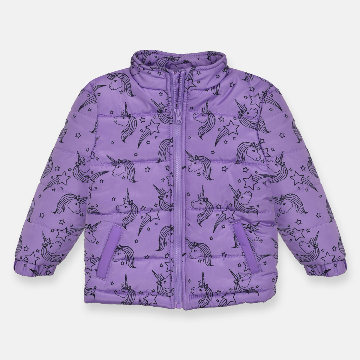Liberty Unicorn Purple Puffer Jacket 12724 – MamasLittle