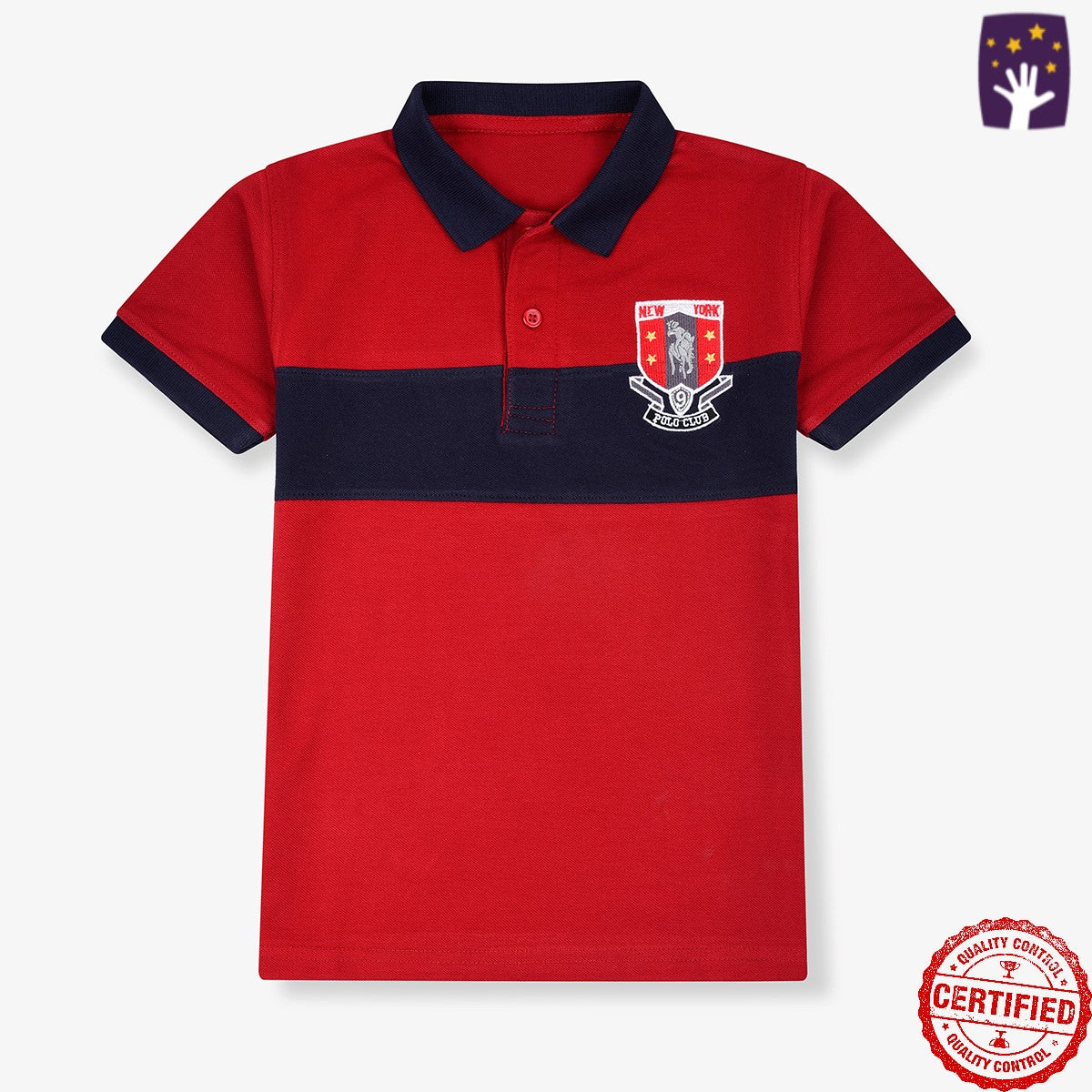 ML Stripes Red New York Polo Club 10606 – MamasLittle