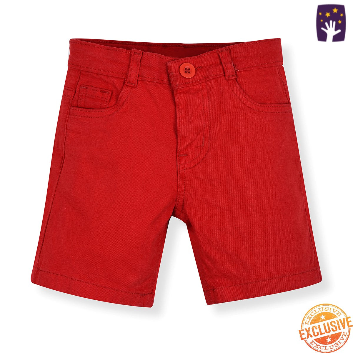ML Red Cotton Shorts 10618 – MamasLittle