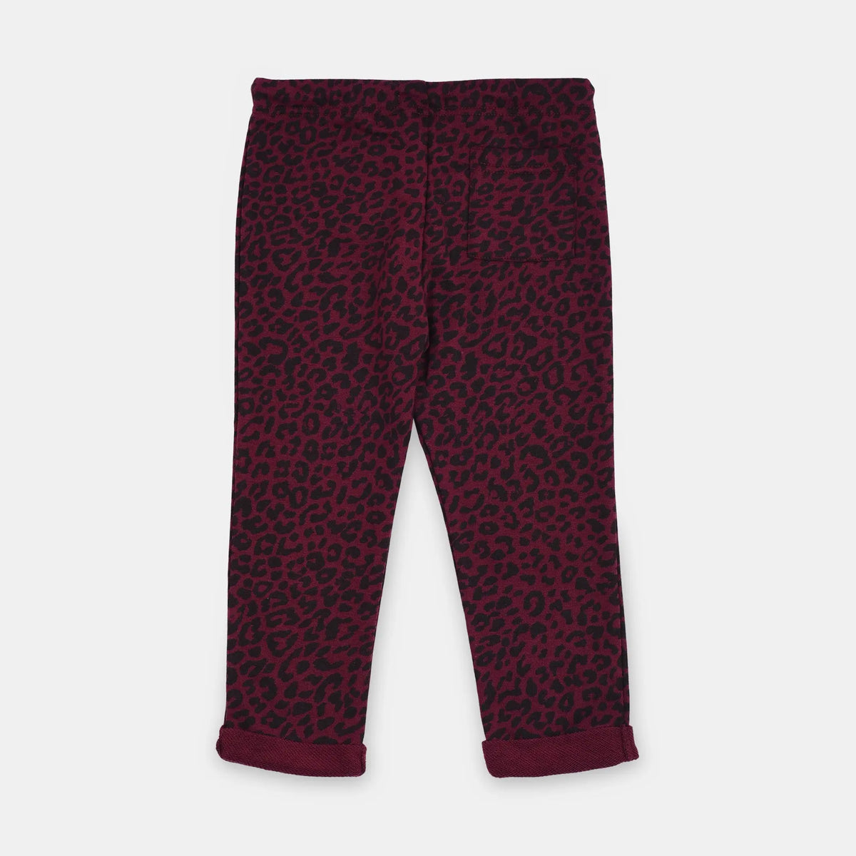 Maroon Cheetah Print Trouser 1445 – MamasLittle